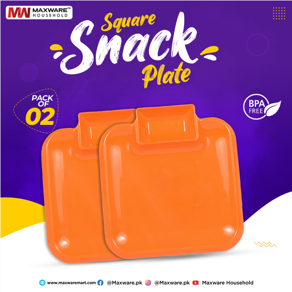 Square Snack Plate - Maxware Household Square Snack Plate - Maxware Household